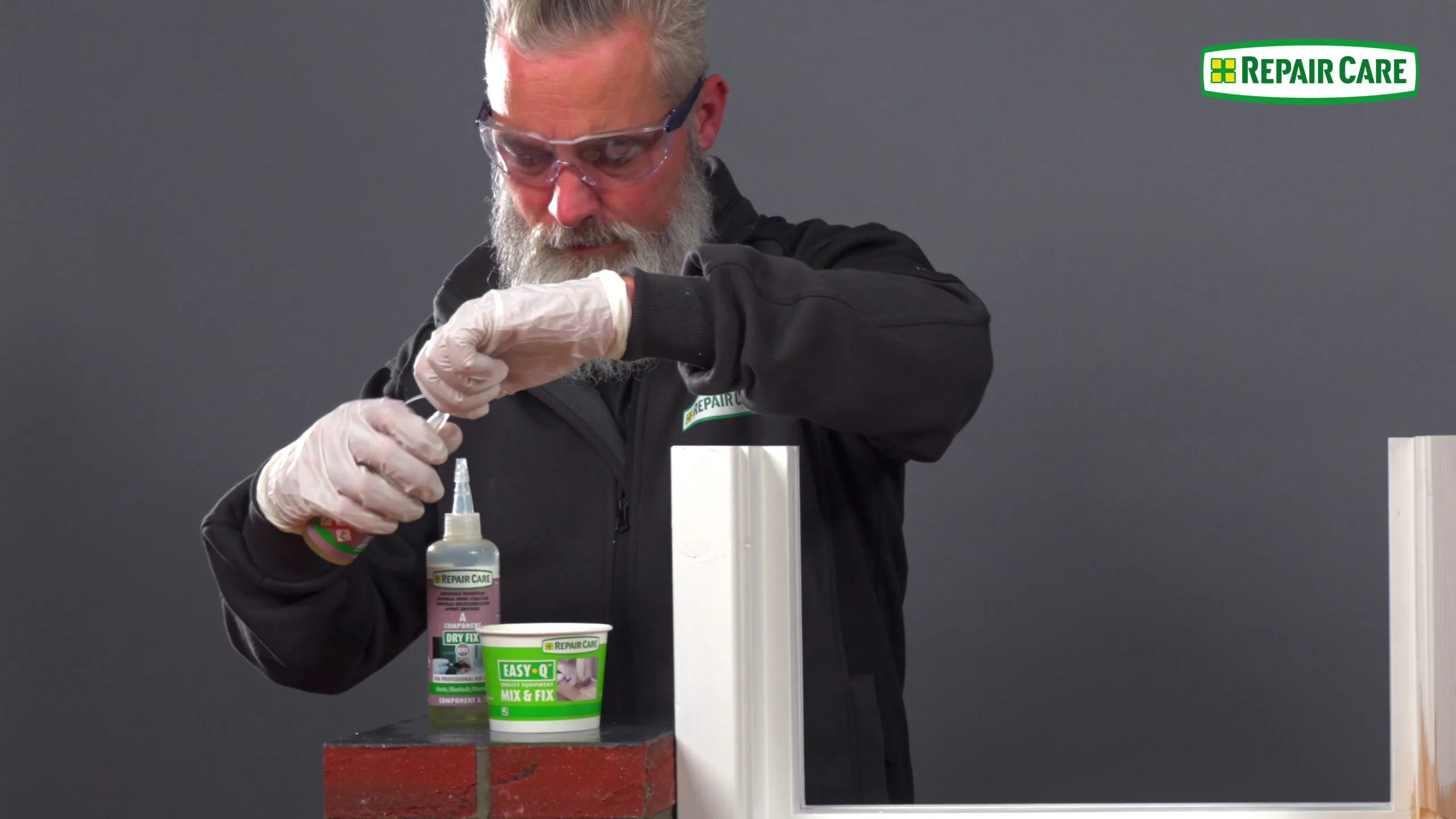 DRY FIX® UNI – Demonstrationsvideo - Repair Care | Wir retten Holz